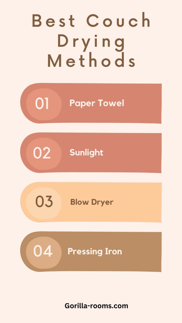 How To Dry A Wet Couch Fast? Quick Steps! » Gorilla Rooms